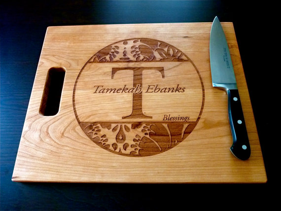 Personalized Platter and Personalized Cutting Board | The Average Consumer